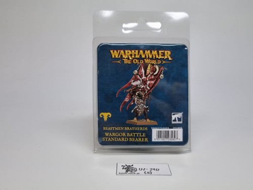 TOW Beastmen BSB / Wargor Battle standard bearer - używane figurki ...